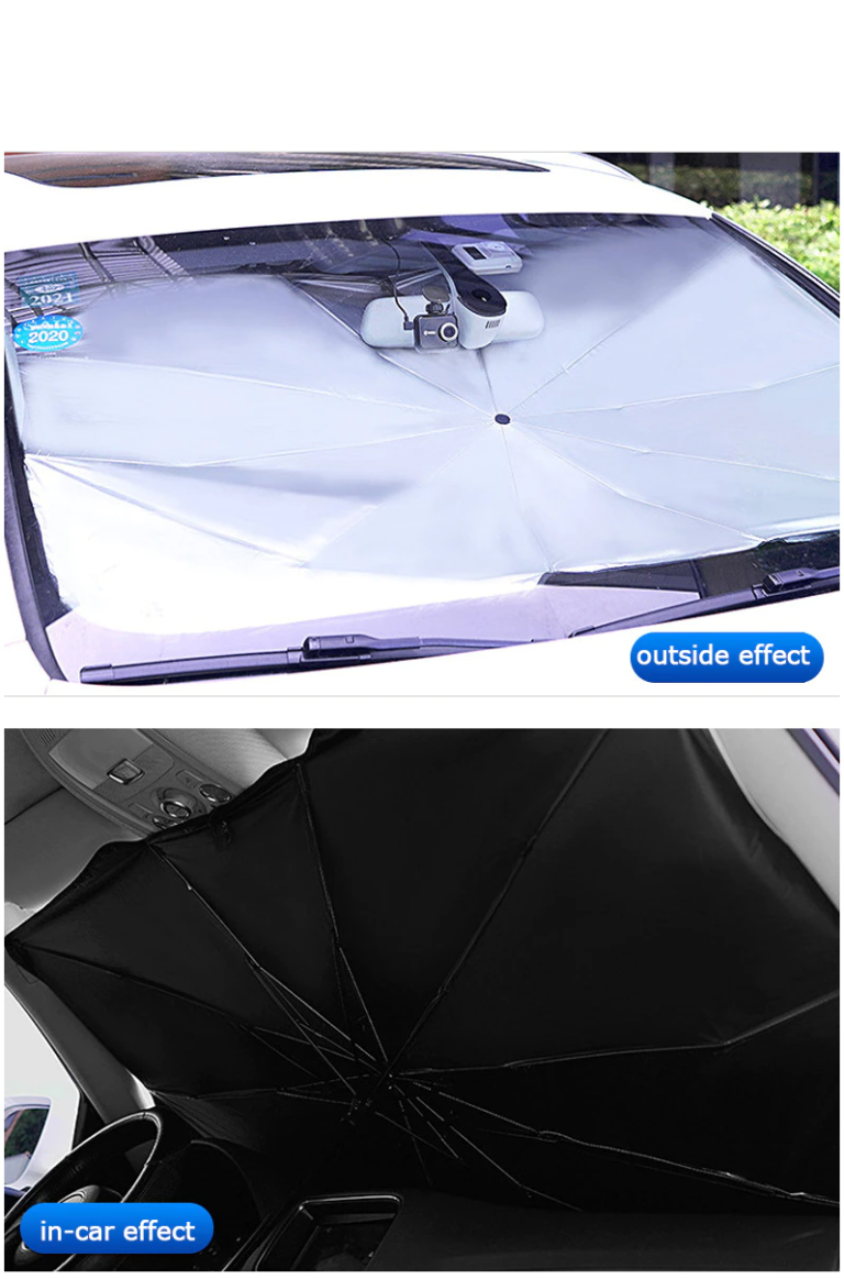 Car Sun Shade Protector Parasol Auto Front Window Sunshade Covers Car ...