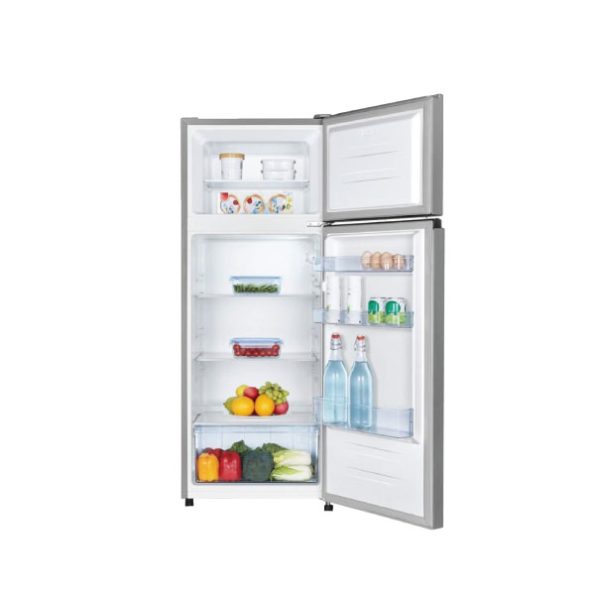 Hisense REF205DR 205L Fridge,Silver Double Door, Bottom Mounted, Gas ...
