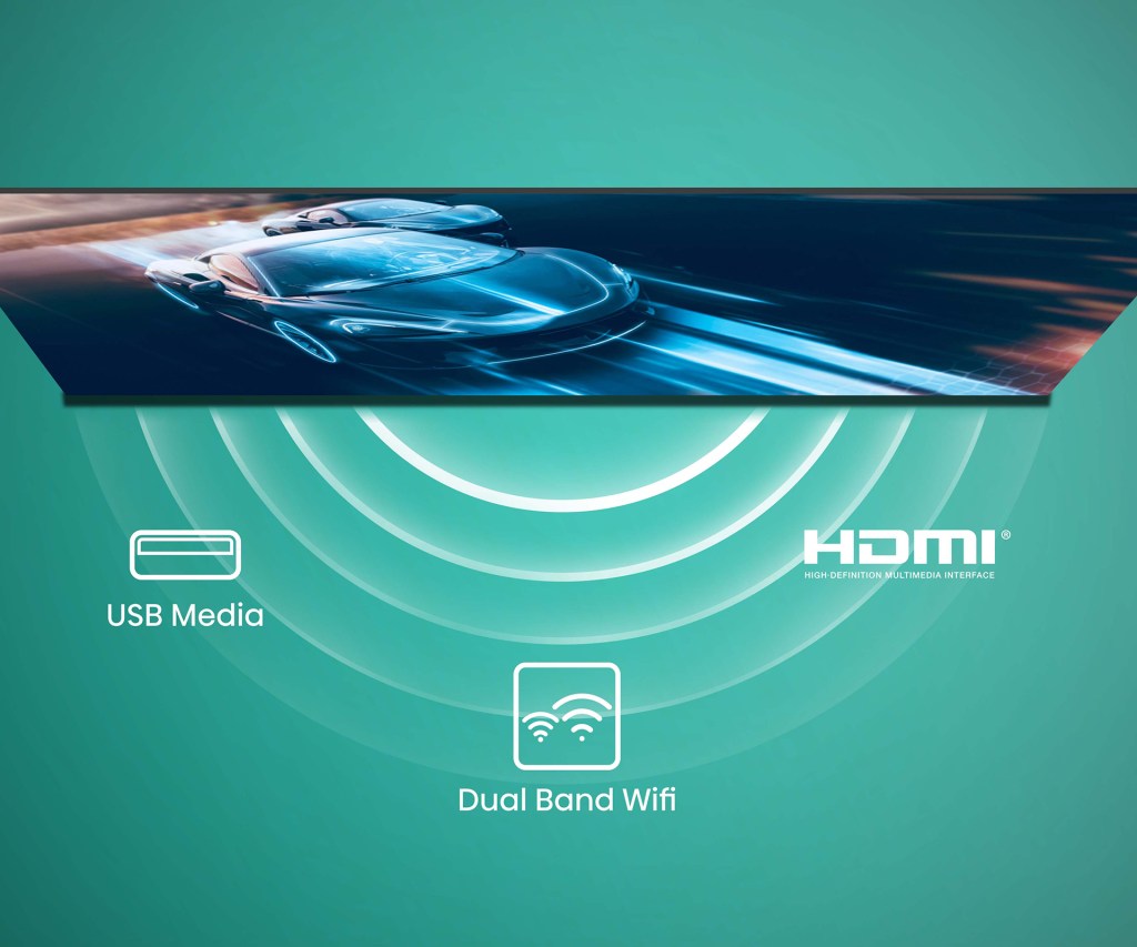 Hisense A4G Series 108 cm (43 inch) Full HD LED Smart Android TV with ...