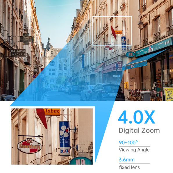 3MP 5MP PTZ WIFI IP Camera Audio CCTV Surveillance Outdoor 4X Digital ...