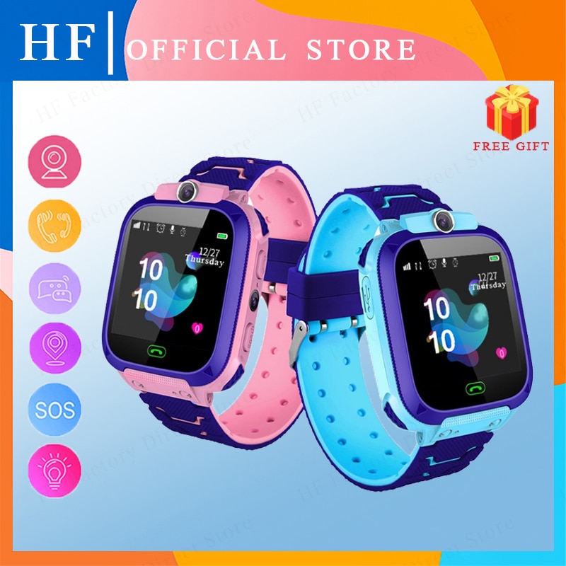 Kids Smart Watch 2022 New SOS Smartwatch For Children Sim Card LBS ...