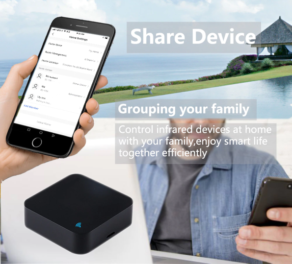 IR Remote Control Smart Wi-Fi Universal Infrared Tuya for smart home ...