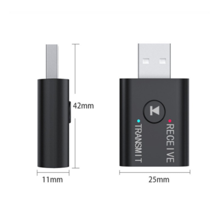 Bluetooth Audio Adapter Bluetooth USB Receiving Transmitter 2-in-1 ...
