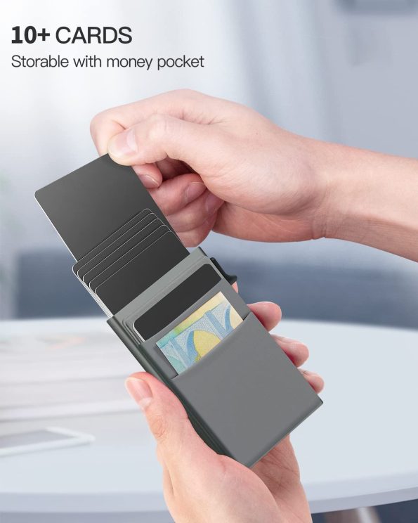 SEMORID Rfid Smart Wallet Card Holder Metal Men Business Credit Card ...