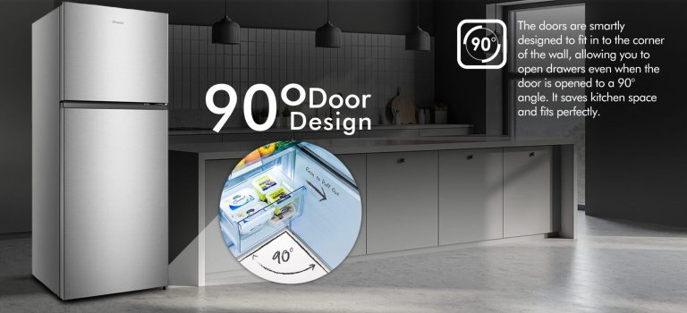 Hisense REF203DR 203L Double Fridge Frost free One-Line Handle 90 ...