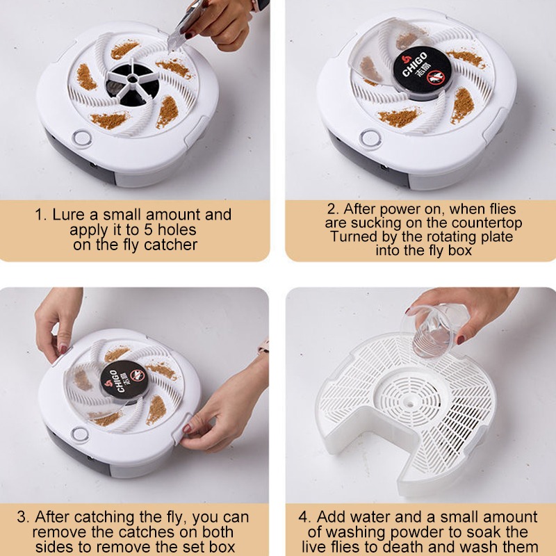 Automatic Flycatcher Automatic Pest Catcher Repelle Insect Traps USB ...