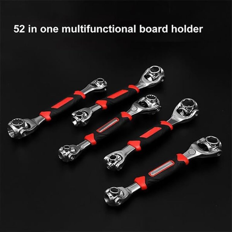 52-in-1 Maintenance Wrench 360-degree Rotation Multi-head Household ...