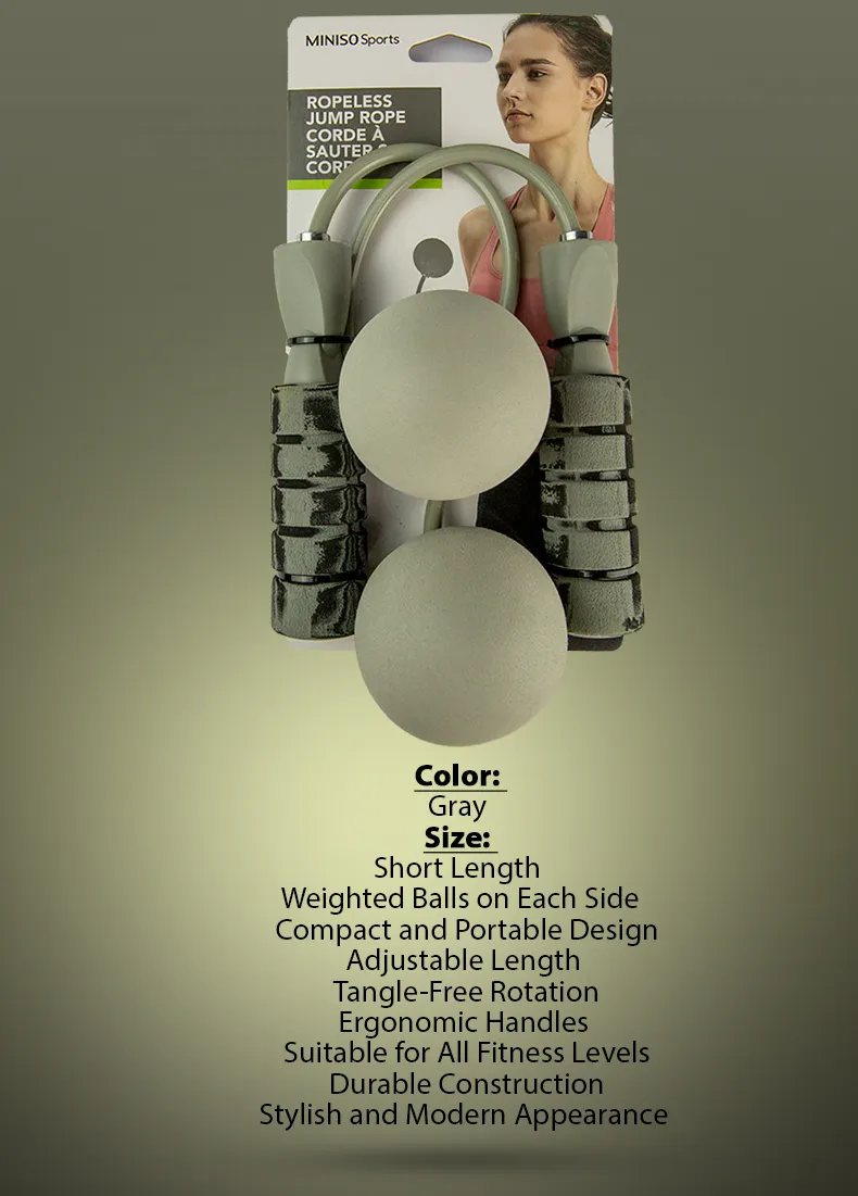 Miniso Sports - Weighted Ropeless Jump Rope - Sophie's Online Shopping