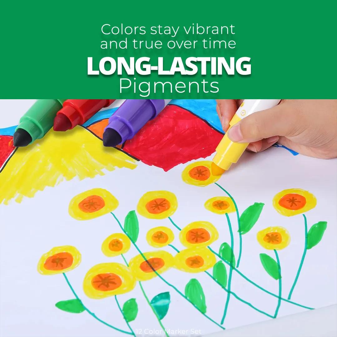 12 Color Marker Set - Sophie's Online Shopping