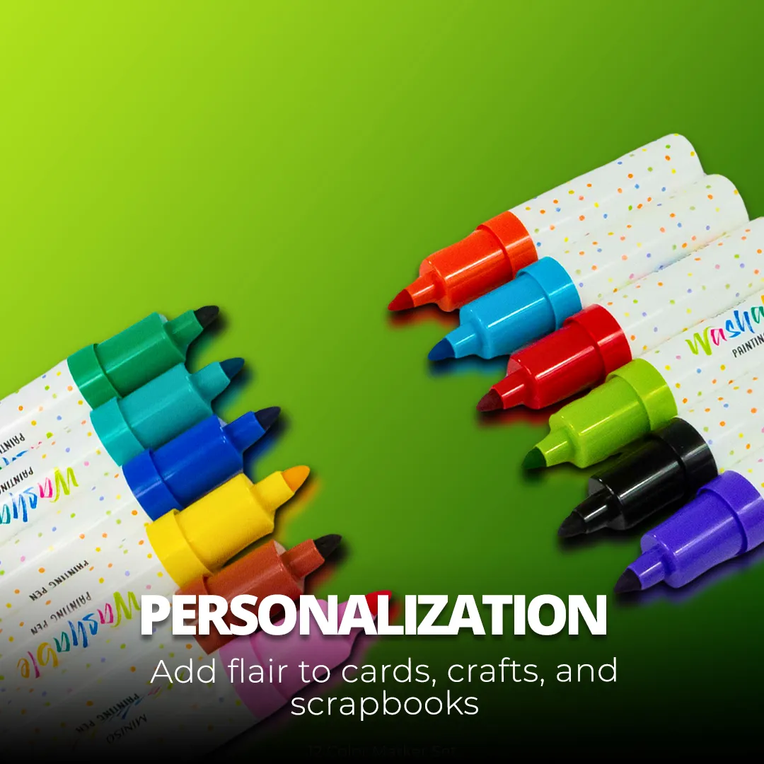 12 Color Marker Set - Sophie's Online Shopping