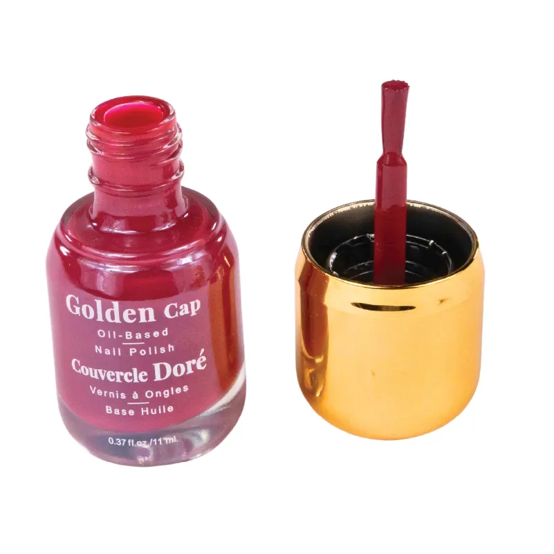 Golden Cap Oil-based Nail Polish - Sophie's Online Shopping