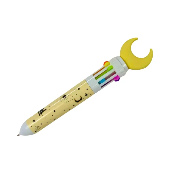 Golden Moon Series 10-Color Ballpoint Pen - Sophie's Online Shopping