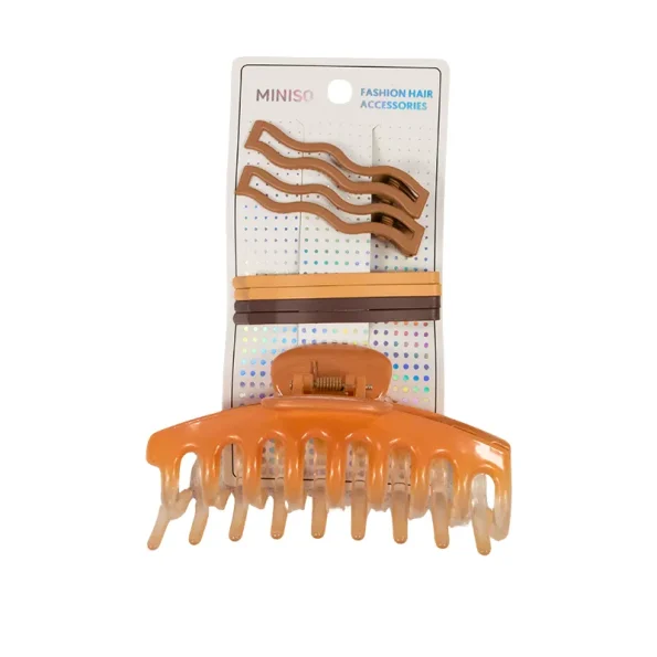 Gradient Color Hair Claw Clips (7 pcs) - Sophie's Online Shopping