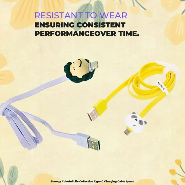 Snoopy Colorful Life Collection Type-C Charging Cable - Sophie's Online ...