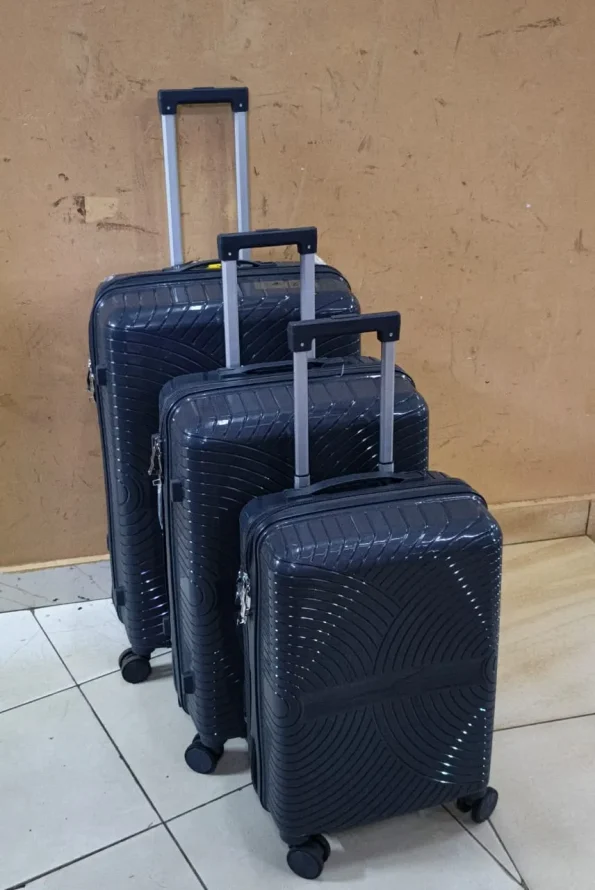 SIZE 3 Fashionable Quality Unbreakable Rubber Travel Suitcase 3-in-1 ...