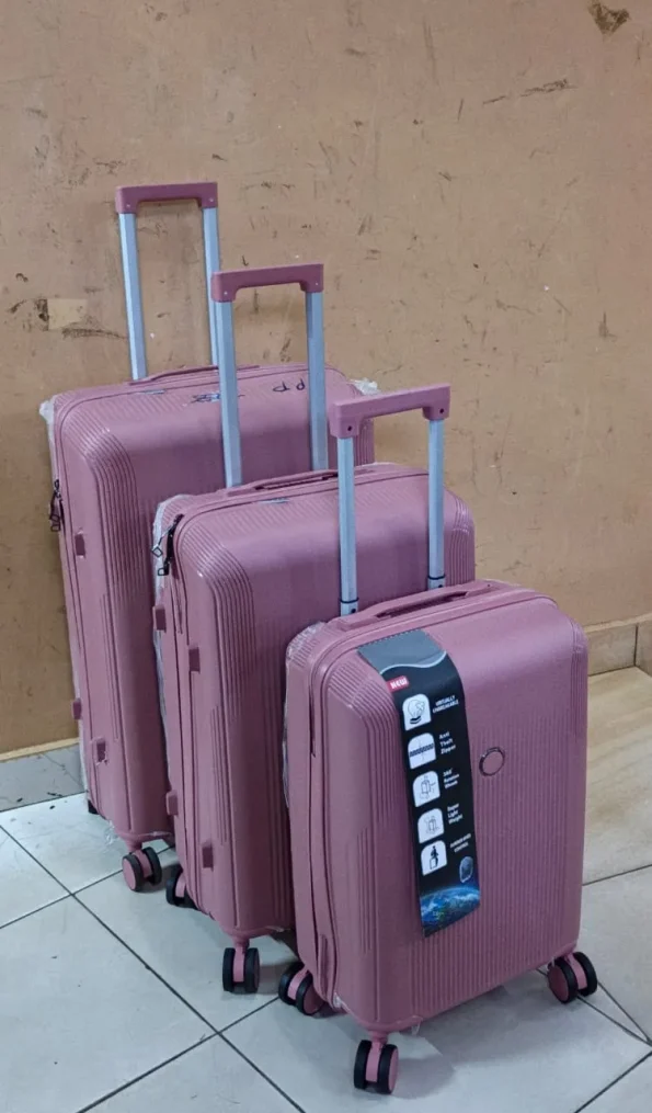 SIZE 3 Fashionable Quality Unbreakable Rubber Travel Suitcase 3-in-1 ...